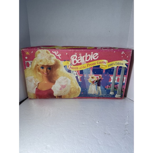 Games | 1991 Barbie Queen Of The Prom Board Game 199s Edition 5069 ...